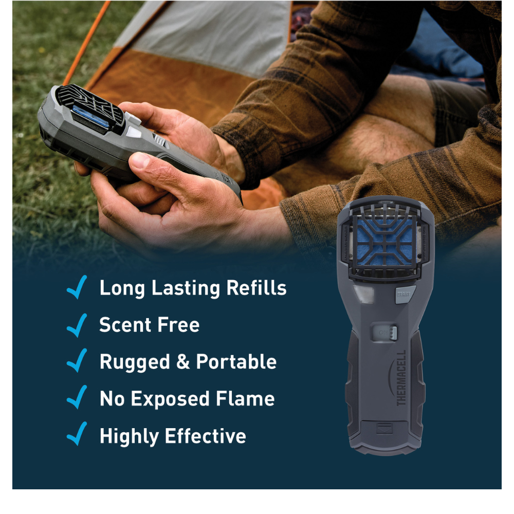 Thermacell Armoured Portable Mosquito Repelling Device - Black
